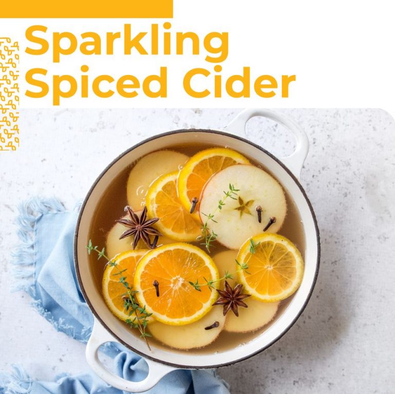 Sparkling Spiced Cider | Sunrise Health Foods