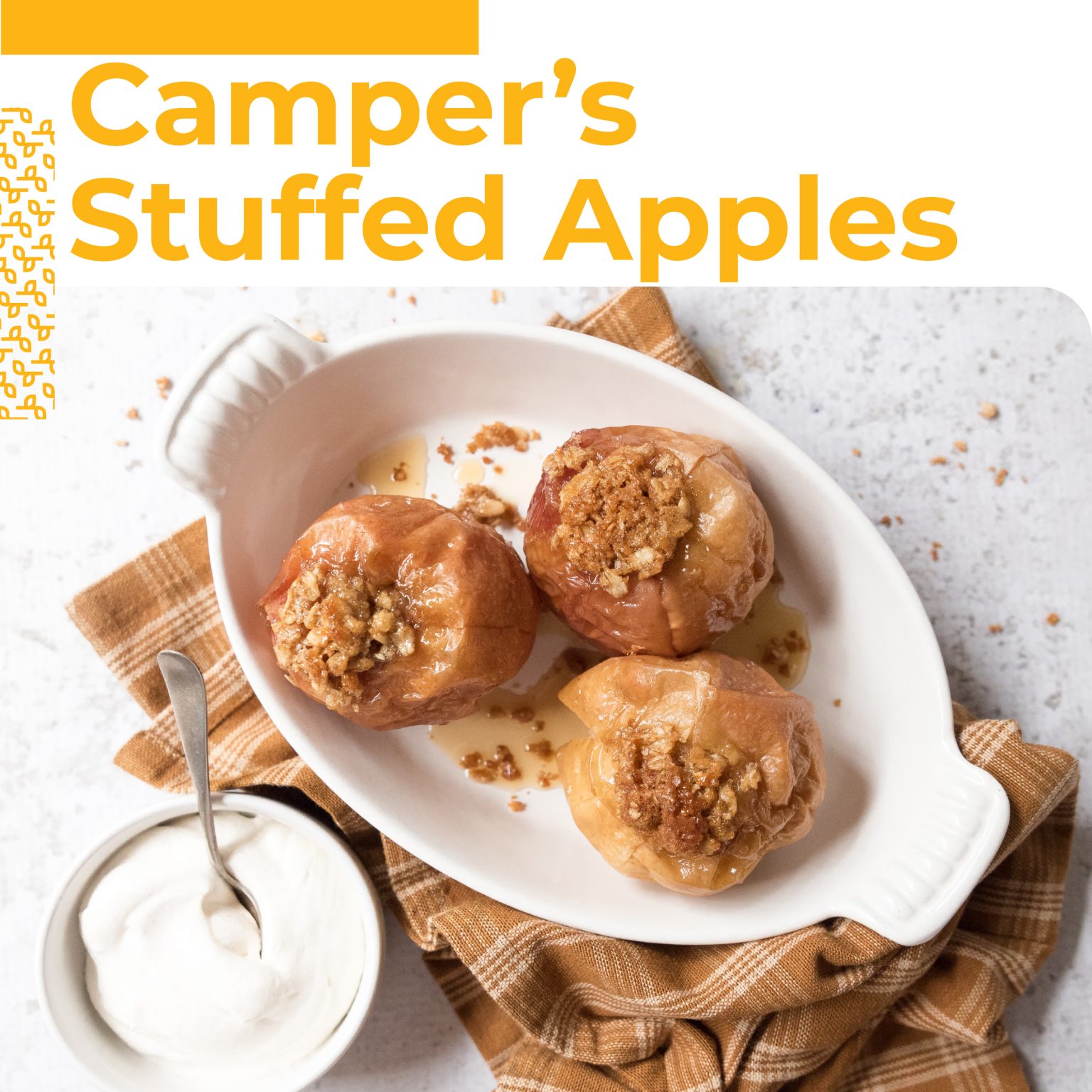 Camper’s Stuffed Apples | Sunrise Health Foods